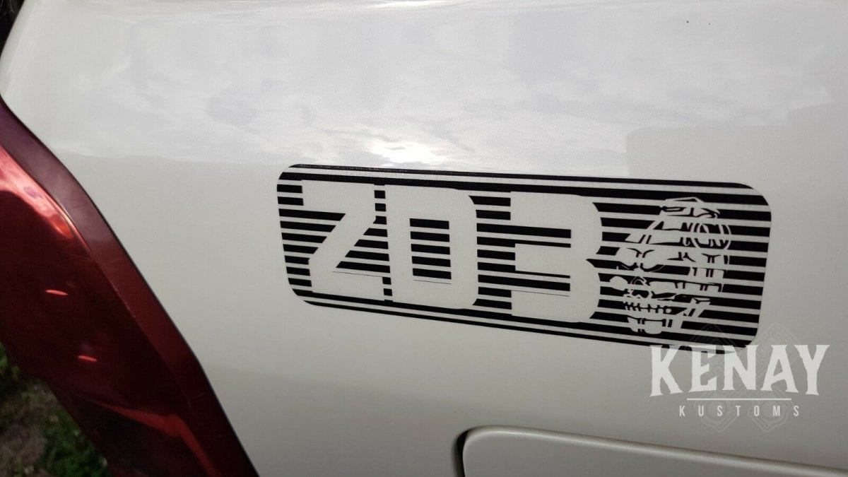 GU Patrol ZD30 Nissan Sticker Decal Y61 Safari ST TI DX ST-L Panel ...
